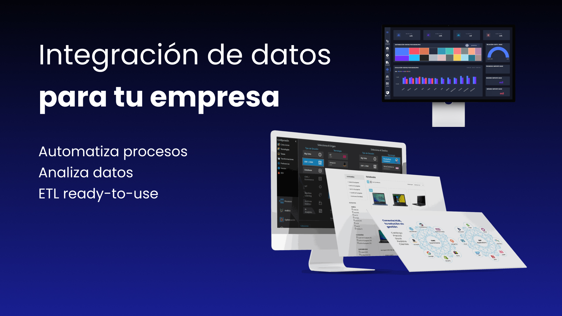 Integración de datos ETL | Automatiza tu negocio - Conecta Software